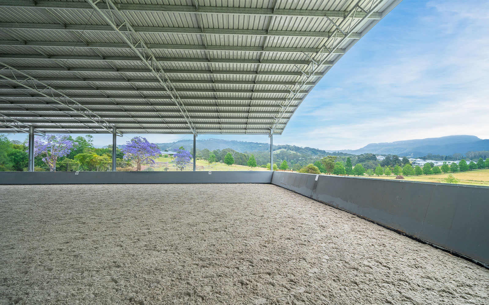 Peter and Pamela Bice indoor dressage arenas